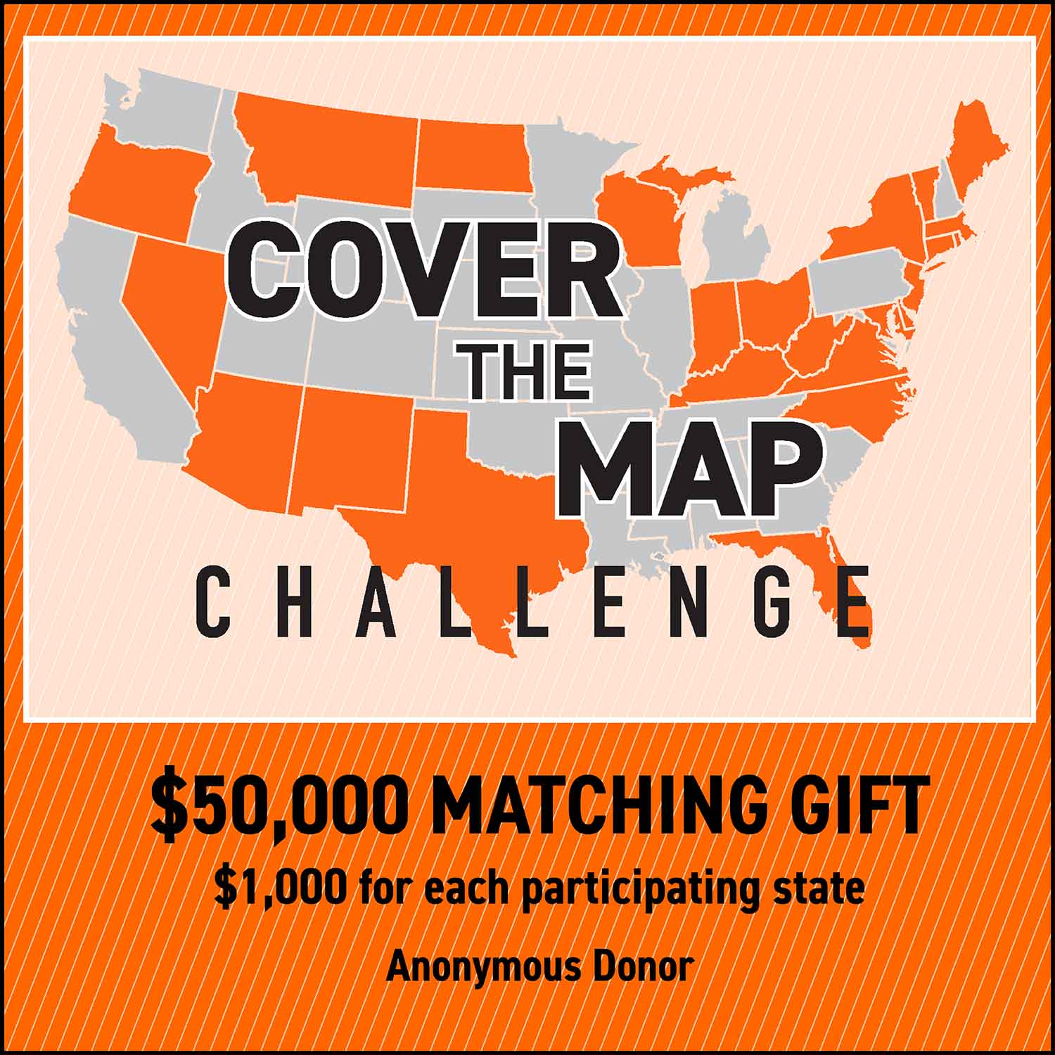 Giving Day 2024 - Cover the Map Challenge